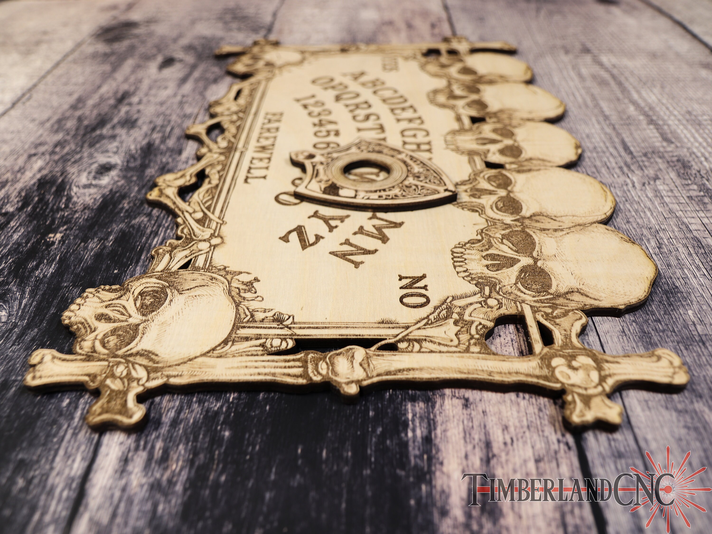Spirit Board, Talking Board, Skull and Bones, Halloween, SVG, Laser ...