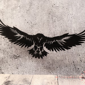 Eagle, Raven, Swooping Bird, DXF, SVG, Cutting Machine File - Etsy