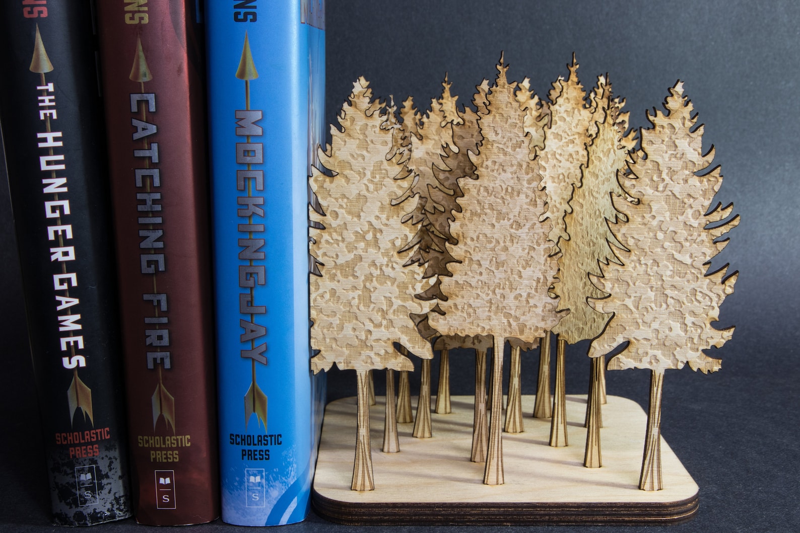 Forest Bookend-conifer, Bigfoot, UFO, Tent Laser Cutting File. - Etsy