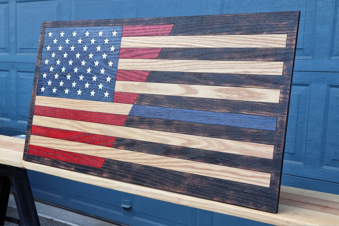 Split-line Framed US Flag, SVG, Laser Cutting File - Etsy