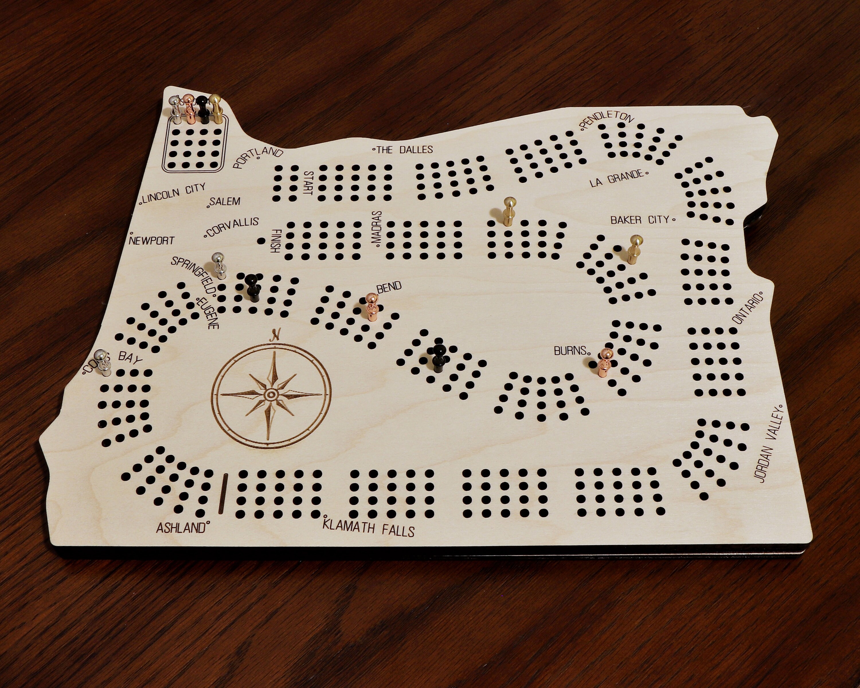 Oregon Cribbage Pattern SVG Laser/cnc Cutting File - Etsy