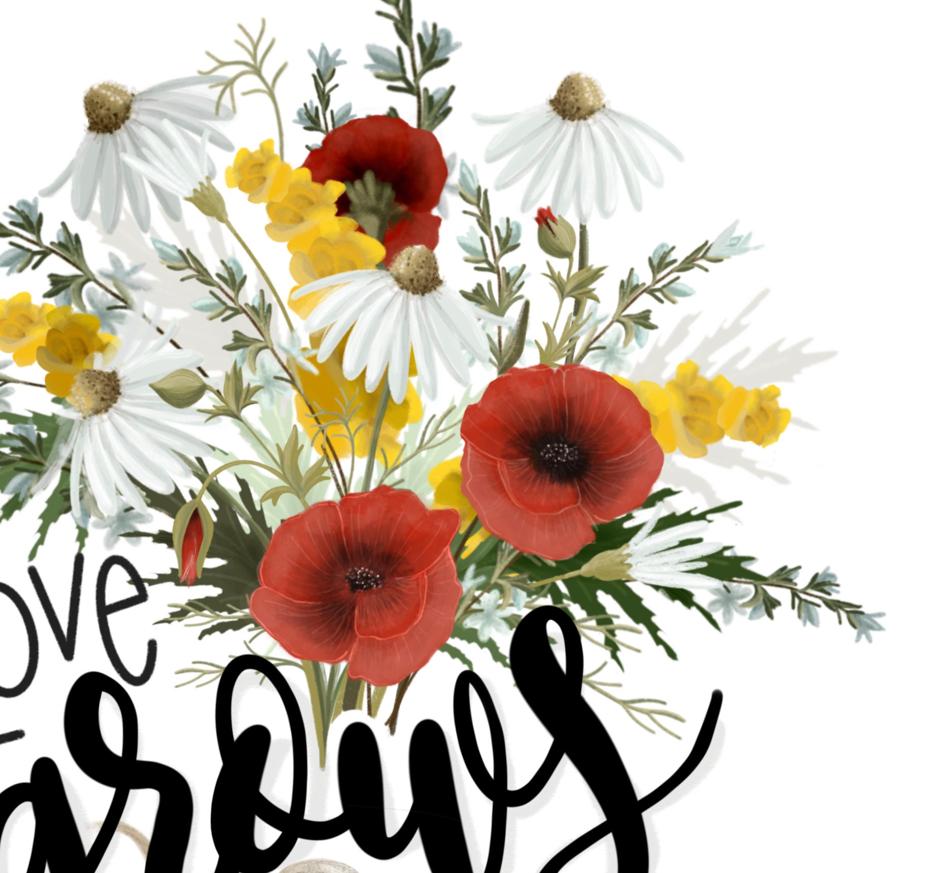 Love Grows Here Art Print Home Decor Wall Art Gallery | Etsy