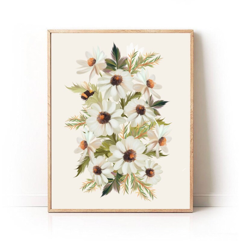 Daisy Wall Art - Etsy