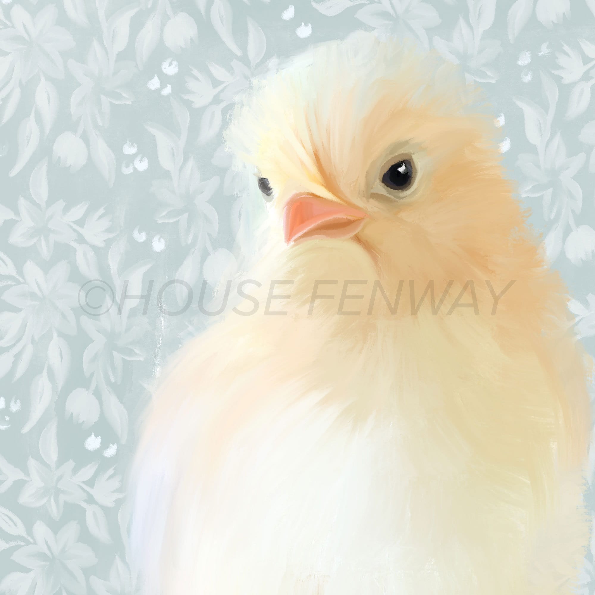 Baby Chick Art Print Chicken Art Spring Art Farmhouse Decor - Etsy