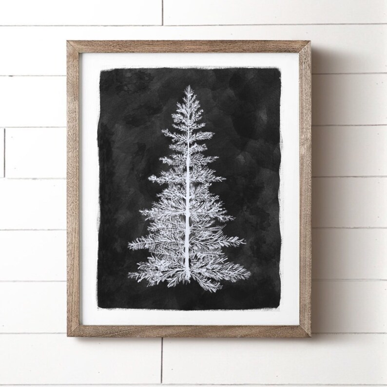 Evergreen Pine Print Pine Tree Print Watercolor Tree - Etsy
