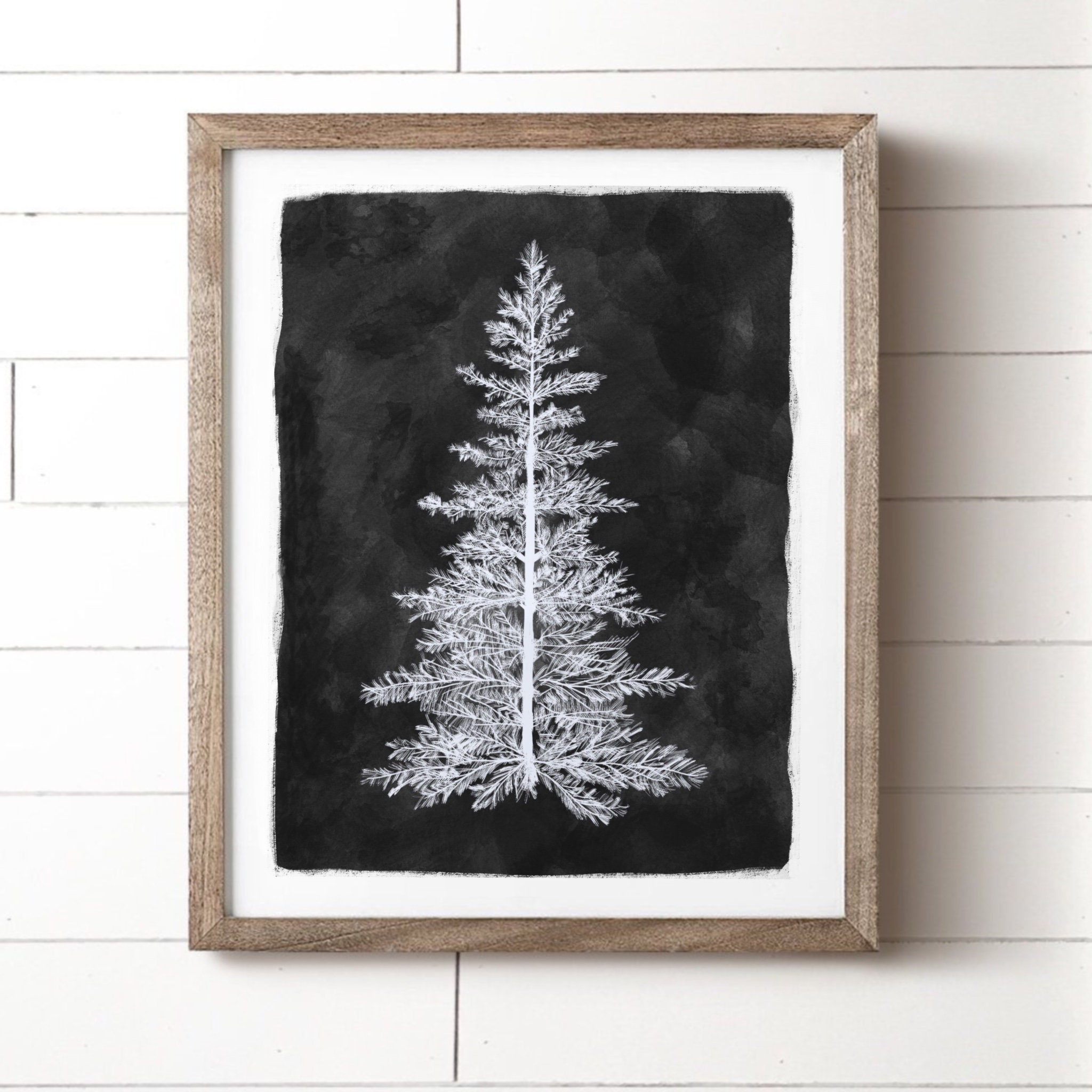 Evergreen Pine Print Pine Tree Print Watercolor Tree | Etsy