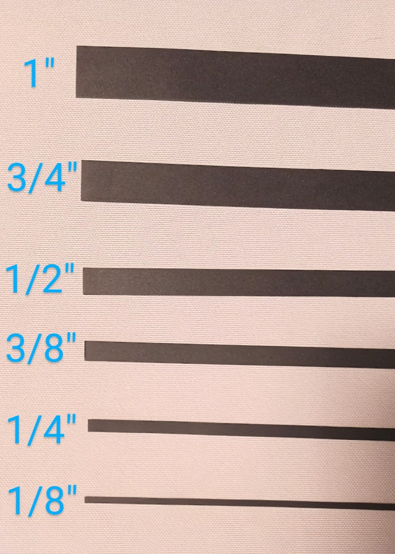 White Cardstock Paper Quilling Strips, Cardstock, 65lb, Multiple Sizes ...