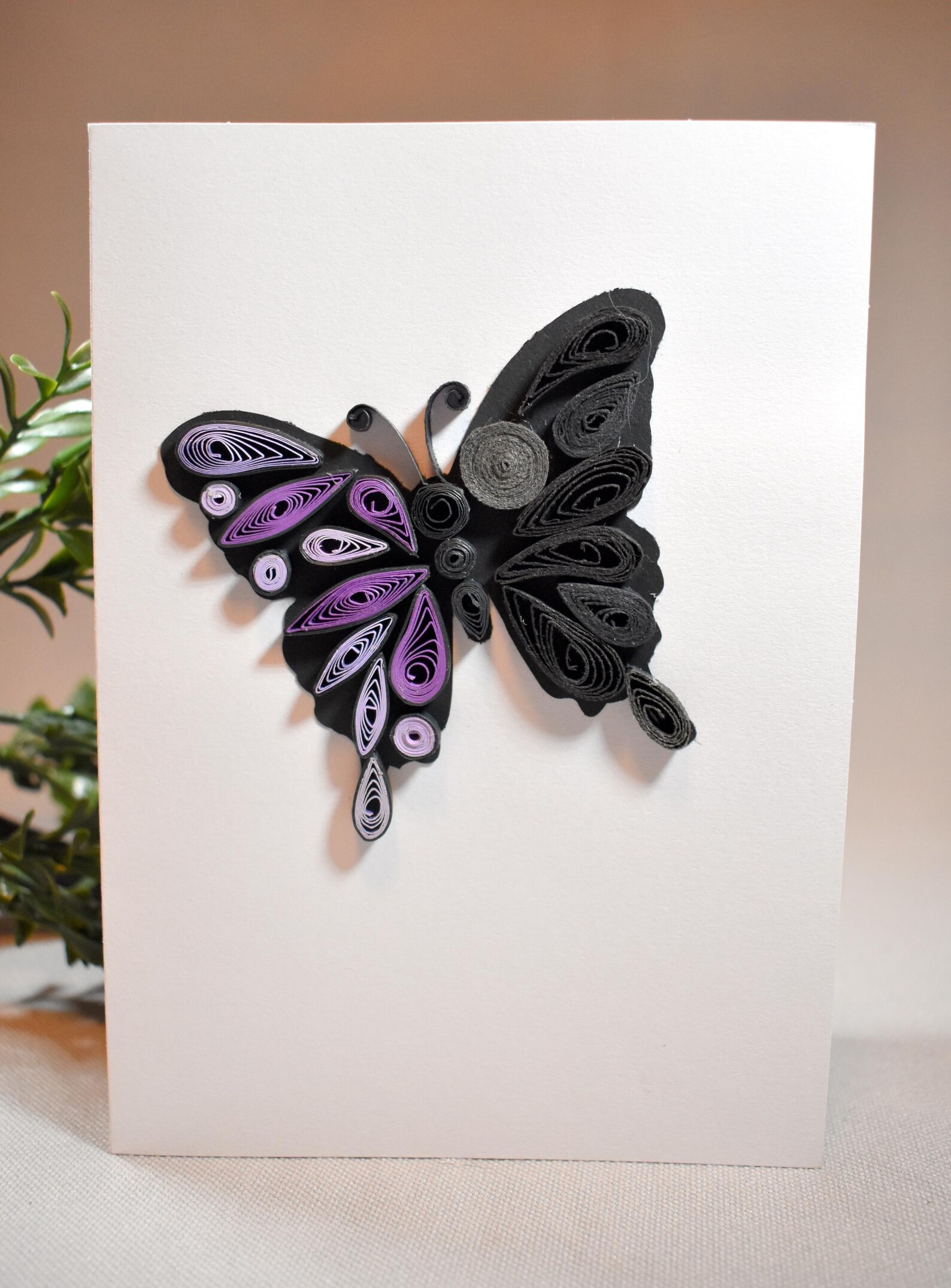 Butterfly Paper Quilled Greeting Card, Paper Quilling Card, Butterfly ...