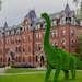 Outdoor Dinosaur Brontosaurus Topiary Green Figures Landscaping ...