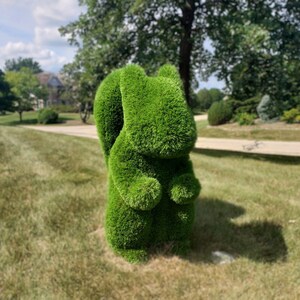 Outdoor Animal Squirrel Topiary Green Figures 39" Covered in Artificial ...