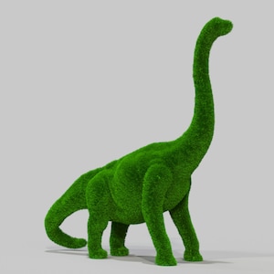 Outdoor Dinosaur Brontosaurus Topiary Green Figures Landscaping ...