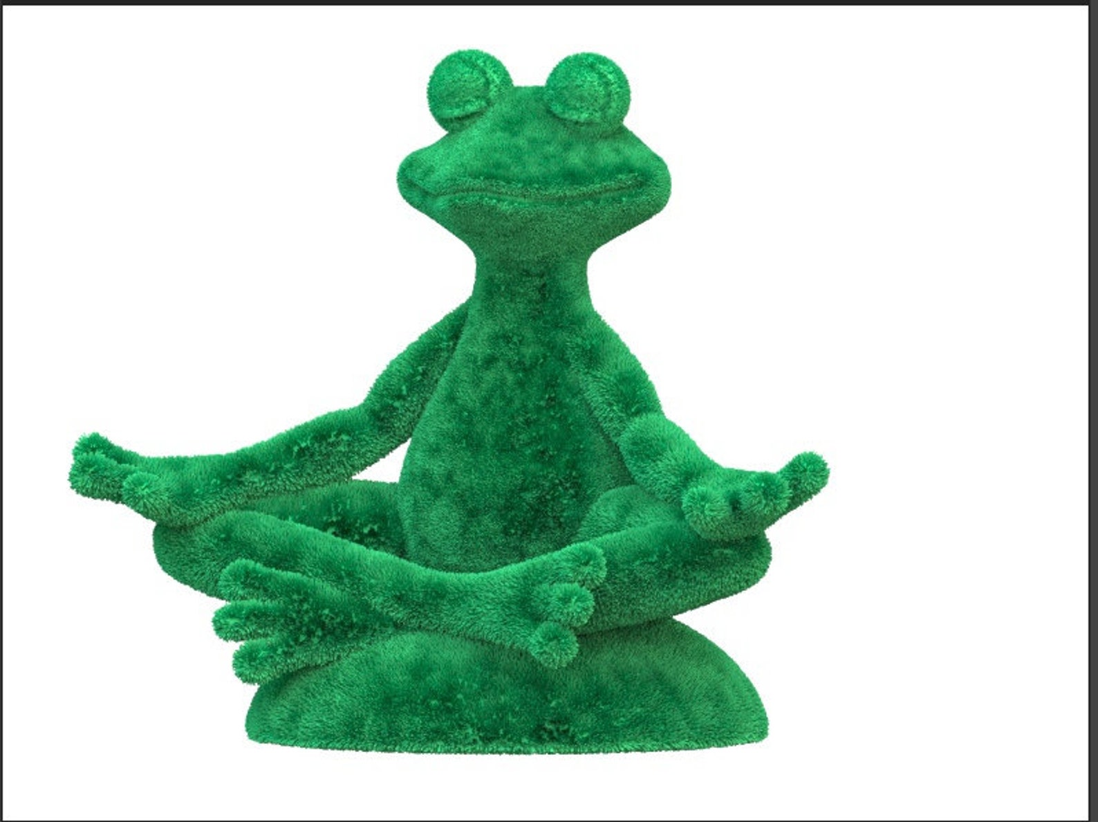 Outdoor Animal Sitting Frog Topiary Green Figures 67 Covered - Etsy