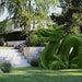 Outdoor Chinese Dragon Topiary Green Figures Covered in Artificial ...