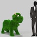 Artificial Grass Cow Topiary: Outdoor Garden Sculpture (l50"x W20"x H39 ...