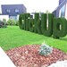 Outdoor 3D Letters and Numbers Topiary Green Figures 48 Covered in ...