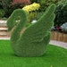 Outdoor Animal Swan Topiary Green Figures 65 Covered in - Etsy