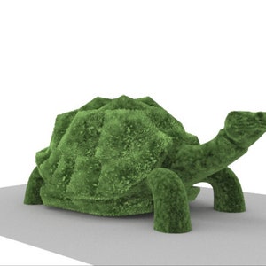 Outdoor Animal Turtle Topiary Green Figures Covered in Artificial Grass ...