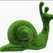 Outdoor Animal Snail Topiary Green Figures Landscaping Sculpture ...