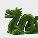 Outdoor Chinese Dragon Topiary Green Figures Covered in Artificial ...