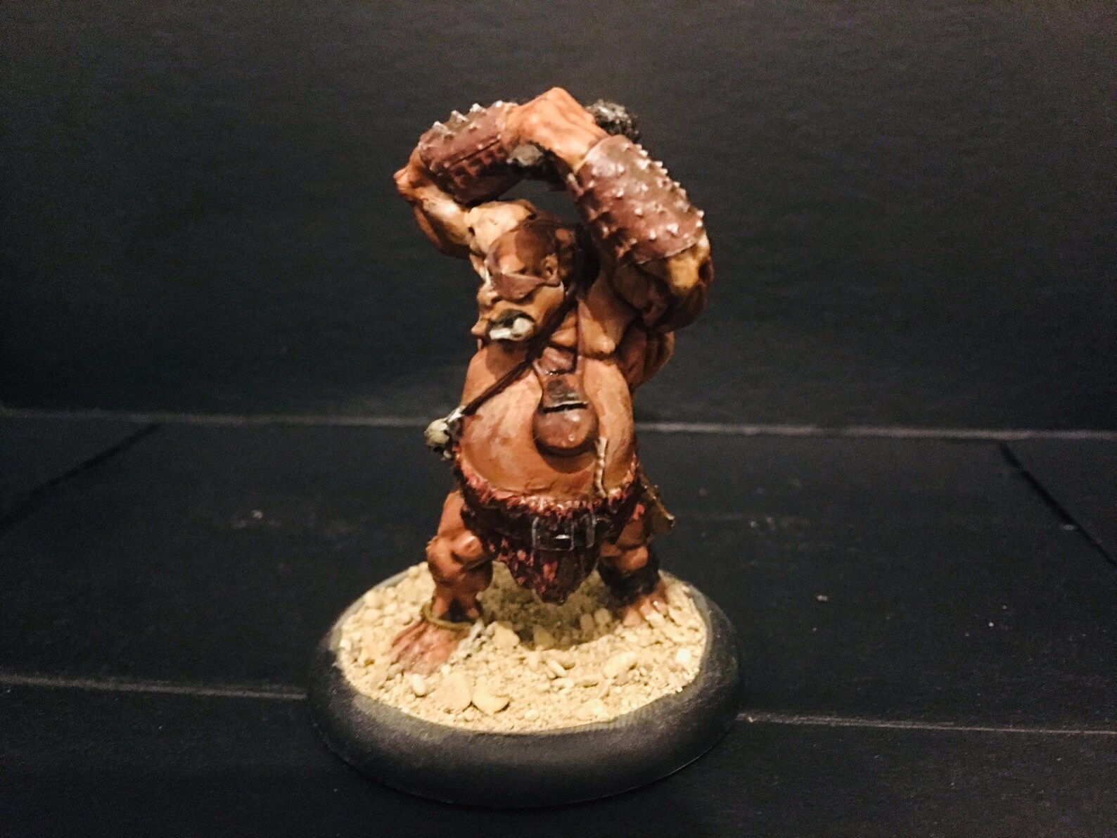 Hand Painted Reaper Miniatures Ogre Clubber on a Stone Set Base - Etsy