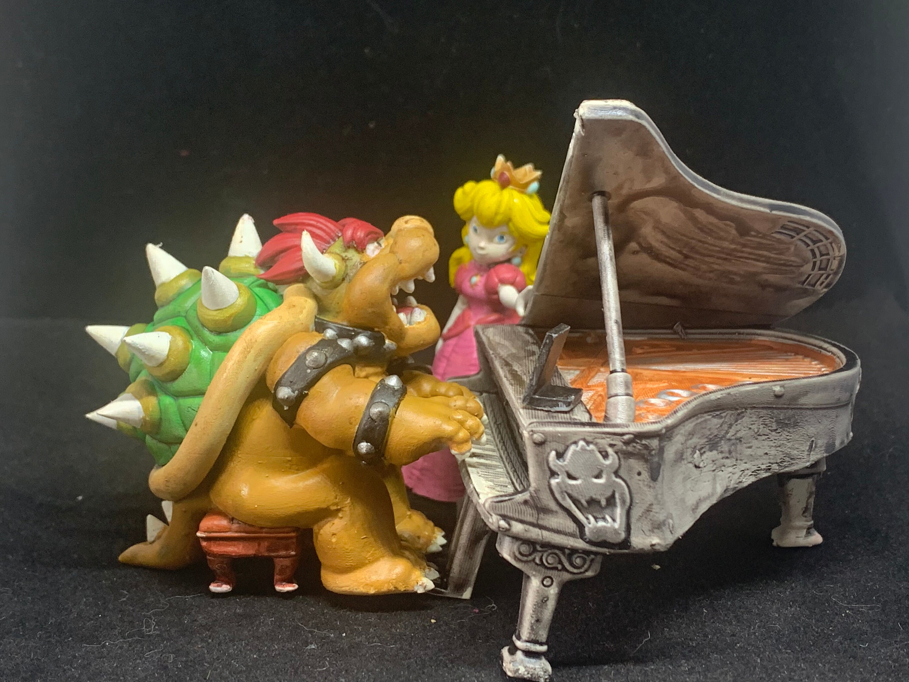 Bowser and Piano - Etsy