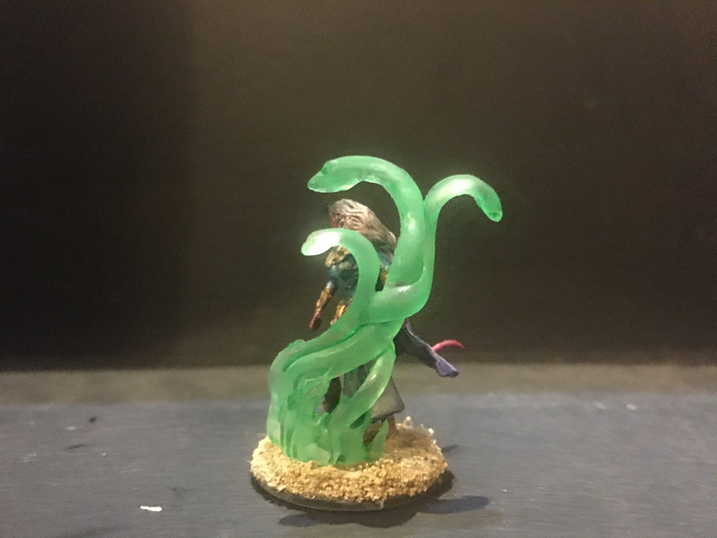 Hand Painted Nolzur's Marvellous Miniatures Female Tiefling Sorcerer - Etsy