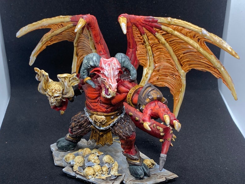 Hand Painted 3d Printed Orcus Dungeons and Dragons - Etsy