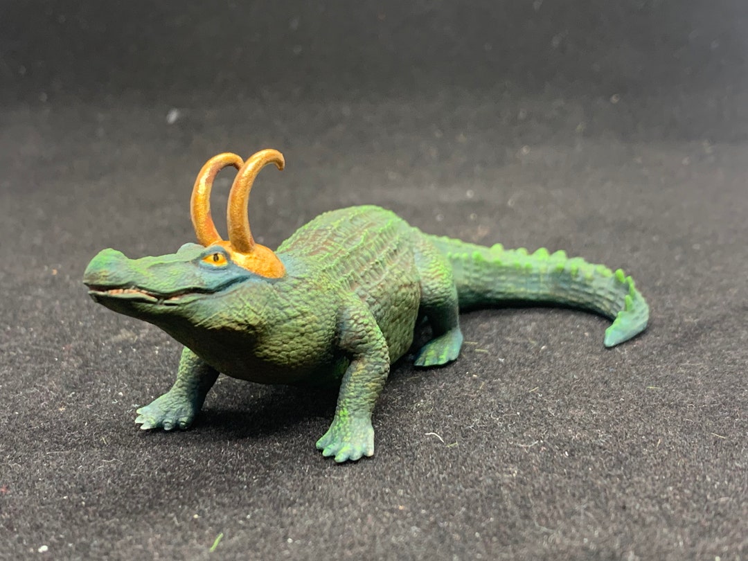 Caimán Loki impreso a mano en 3D - Etsy España