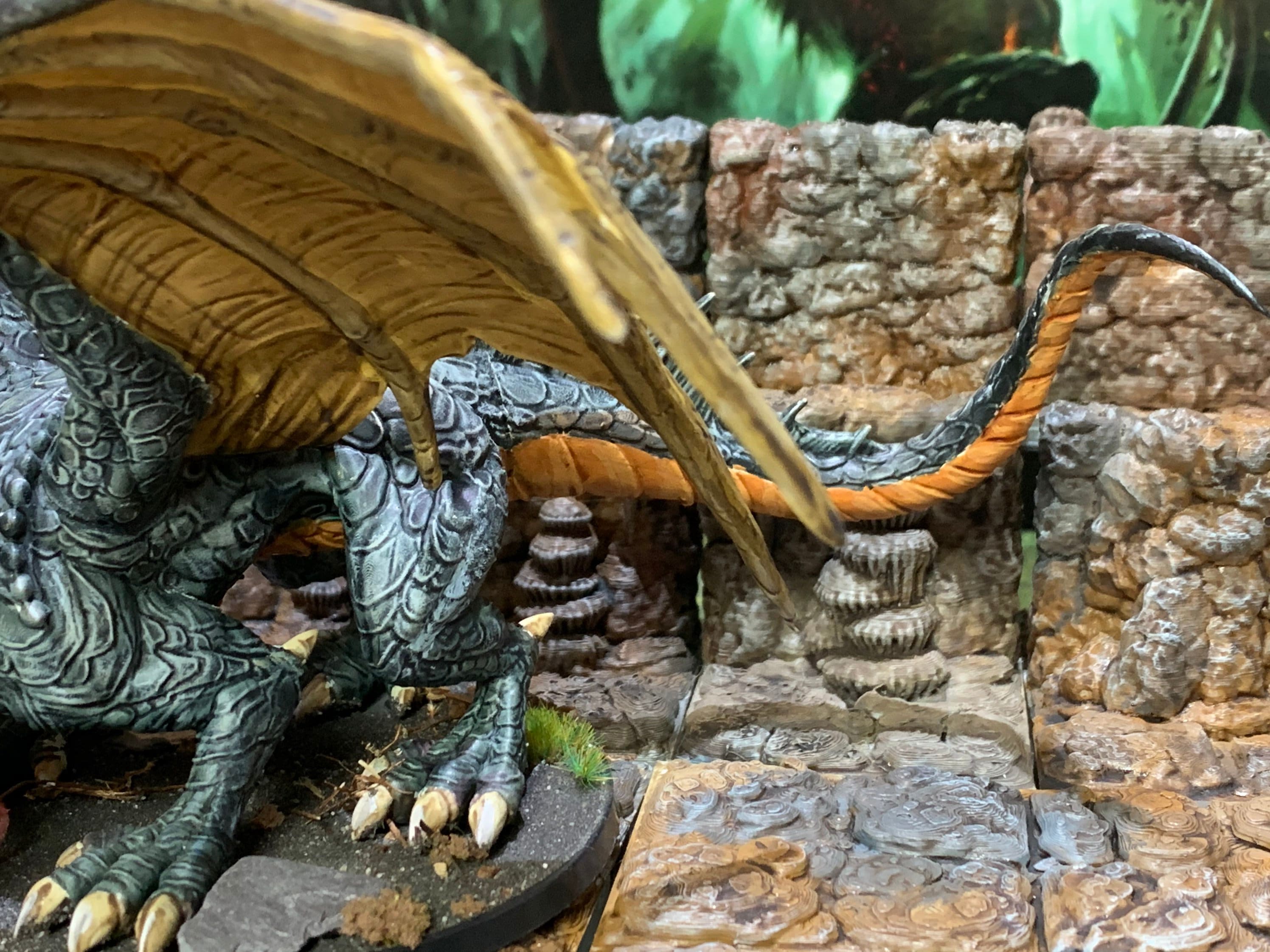 3d Printed Hand Painted Dragon - Etsy