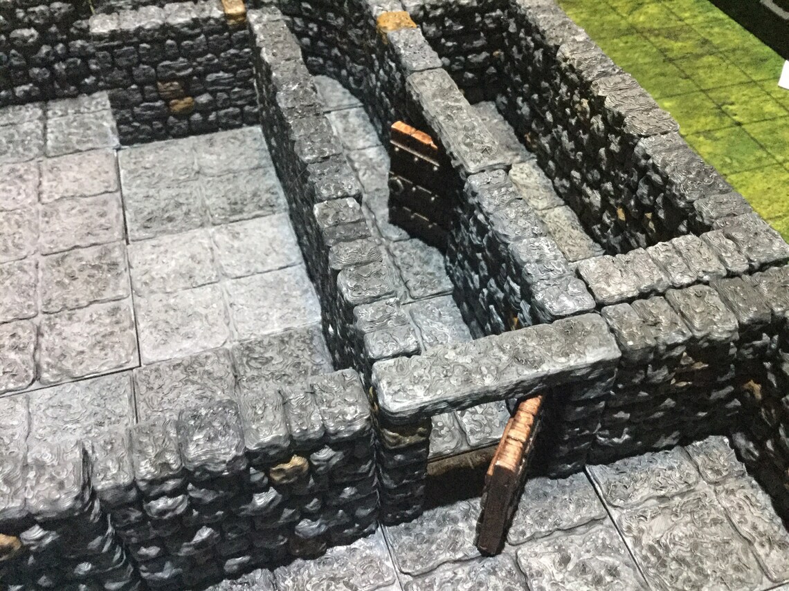 Custom Build Your Own 3D Printed Dungeon Tiles Set Dont Buy - Etsy