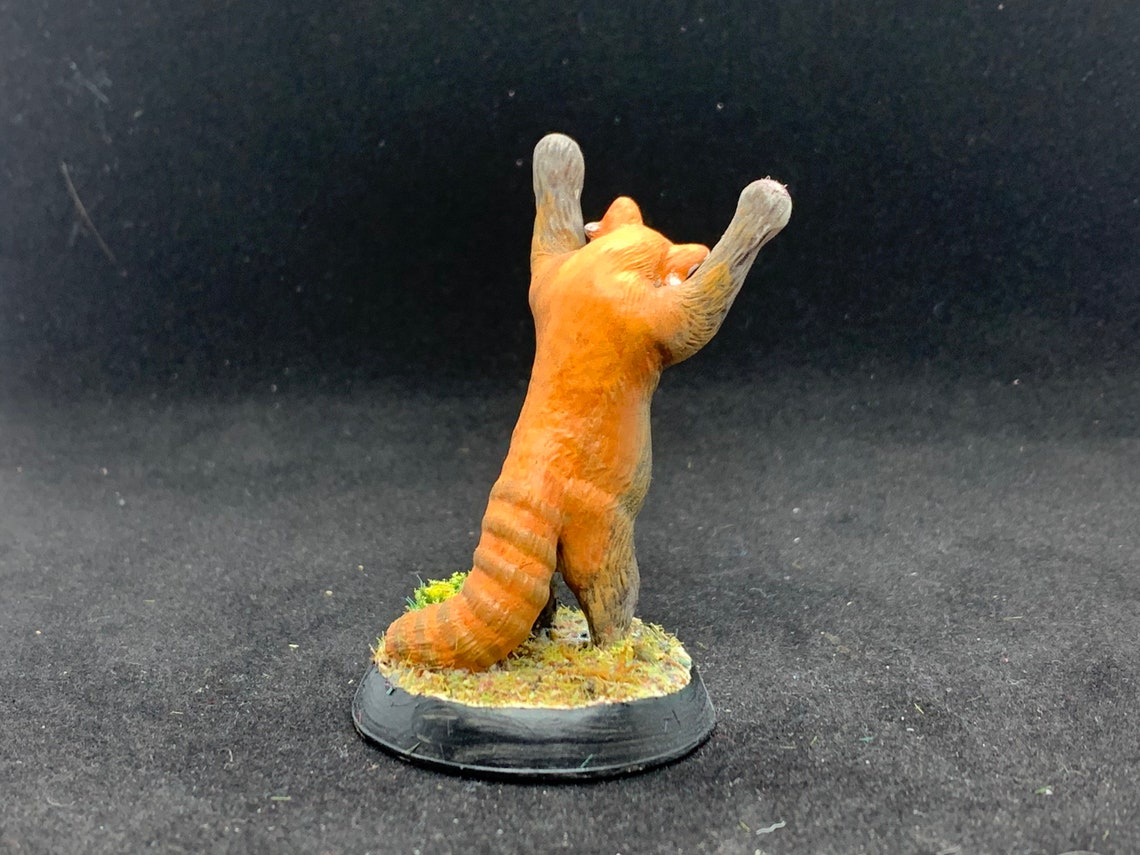 Hand Painted 3d Printed Red Panda Models - Etsy