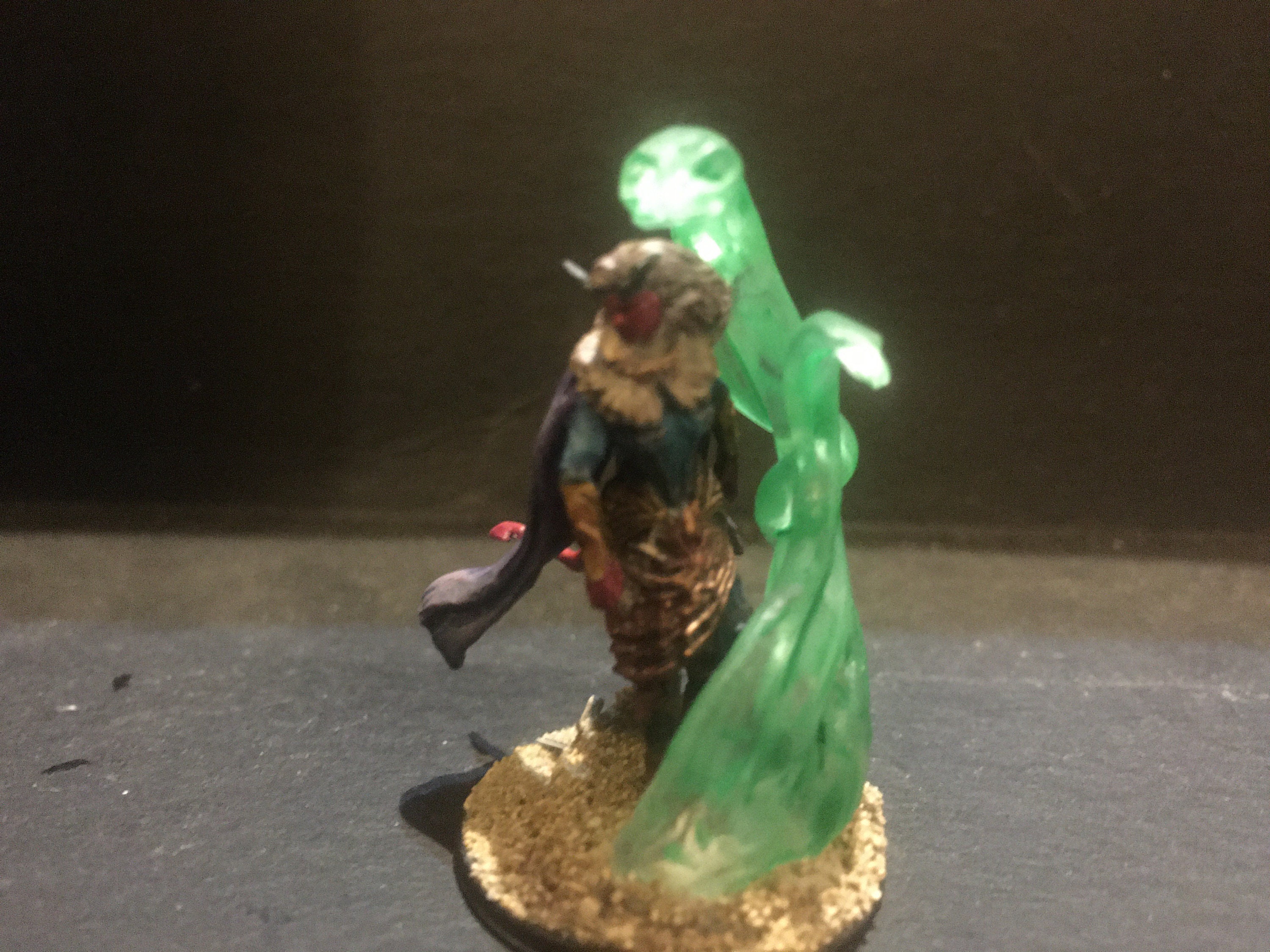 Hand Painted Nolzur's Marvellous Miniatures Female Tiefling Sorcerer - Etsy