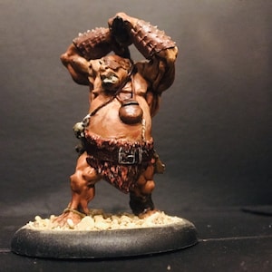 Hand Painted Reaper Miniatures Ogre Clubber on a Stone Set Base - Etsy