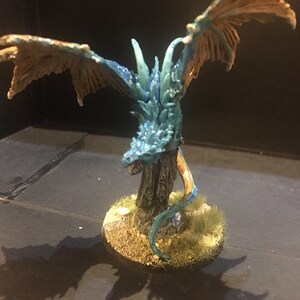 Hand Painted Reaper Miniatures Blue Temple Dragon - Etsy