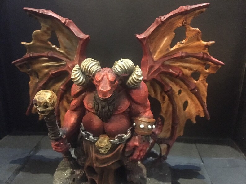 3D Printed Hand Painted Dungeons and Dragons Orcus model by Fat Dragon ...