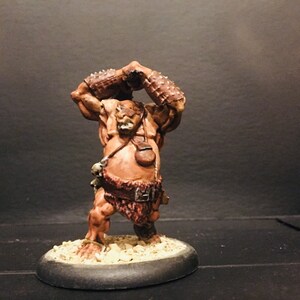 Hand Painted Reaper Miniatures Ogre Clubber on a Stone Set Base - Etsy