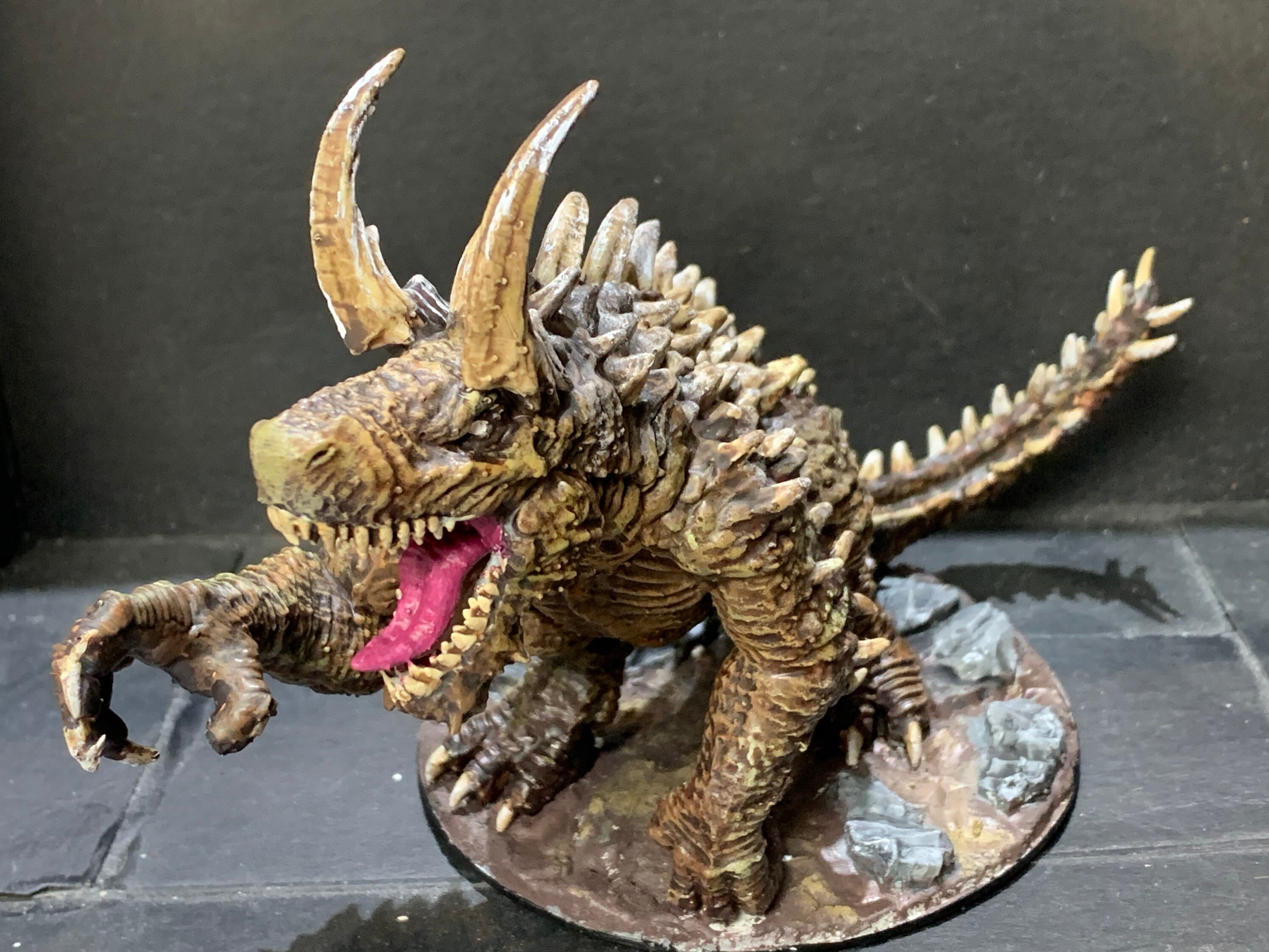Hand Painted,3d Printed Tarrasque - Etsy