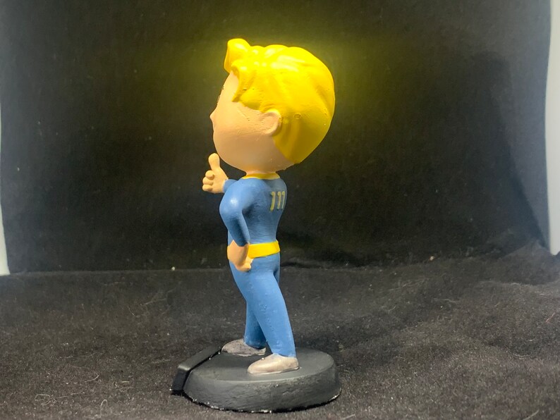 3d Printed Hand Painted Fallout Vault Boy - Etsy