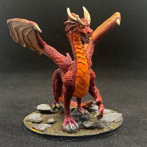 Hand Painted Reaper Minis Red Dragon - Etsy