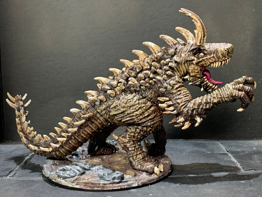 Hand Painted,3d Printed Tarrasque - Etsy