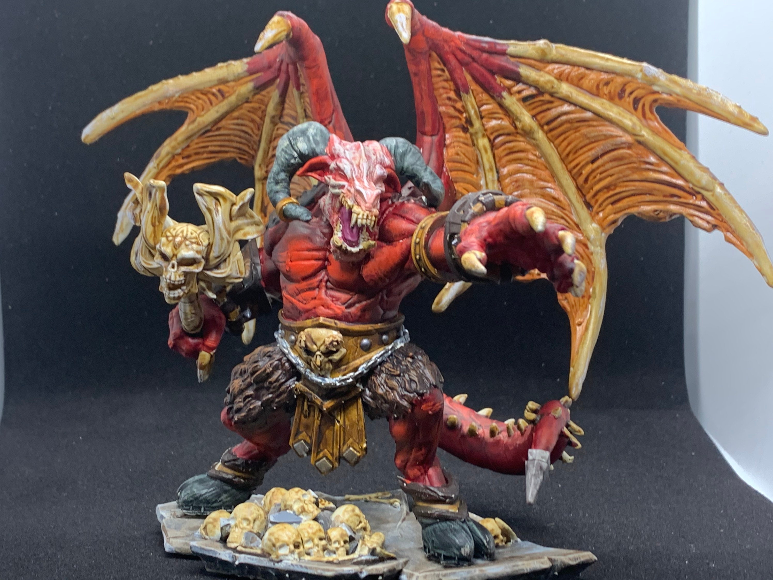 Hand Painted 3d Printed Orcus Dungeons and Dragons - Etsy UK