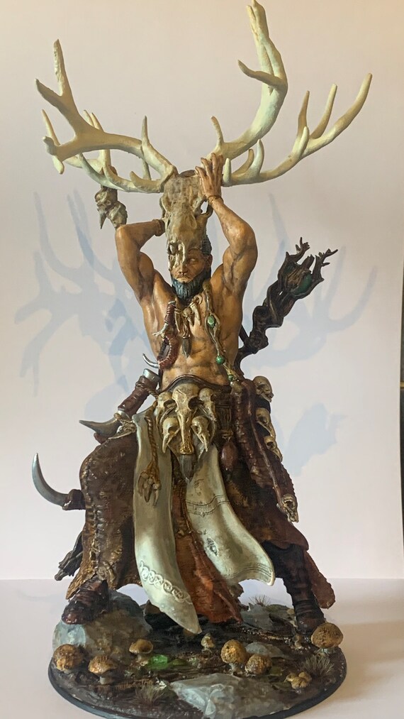 Wappellious the Forest Shadow 3d Printed Hand Painted Statue - Etsy