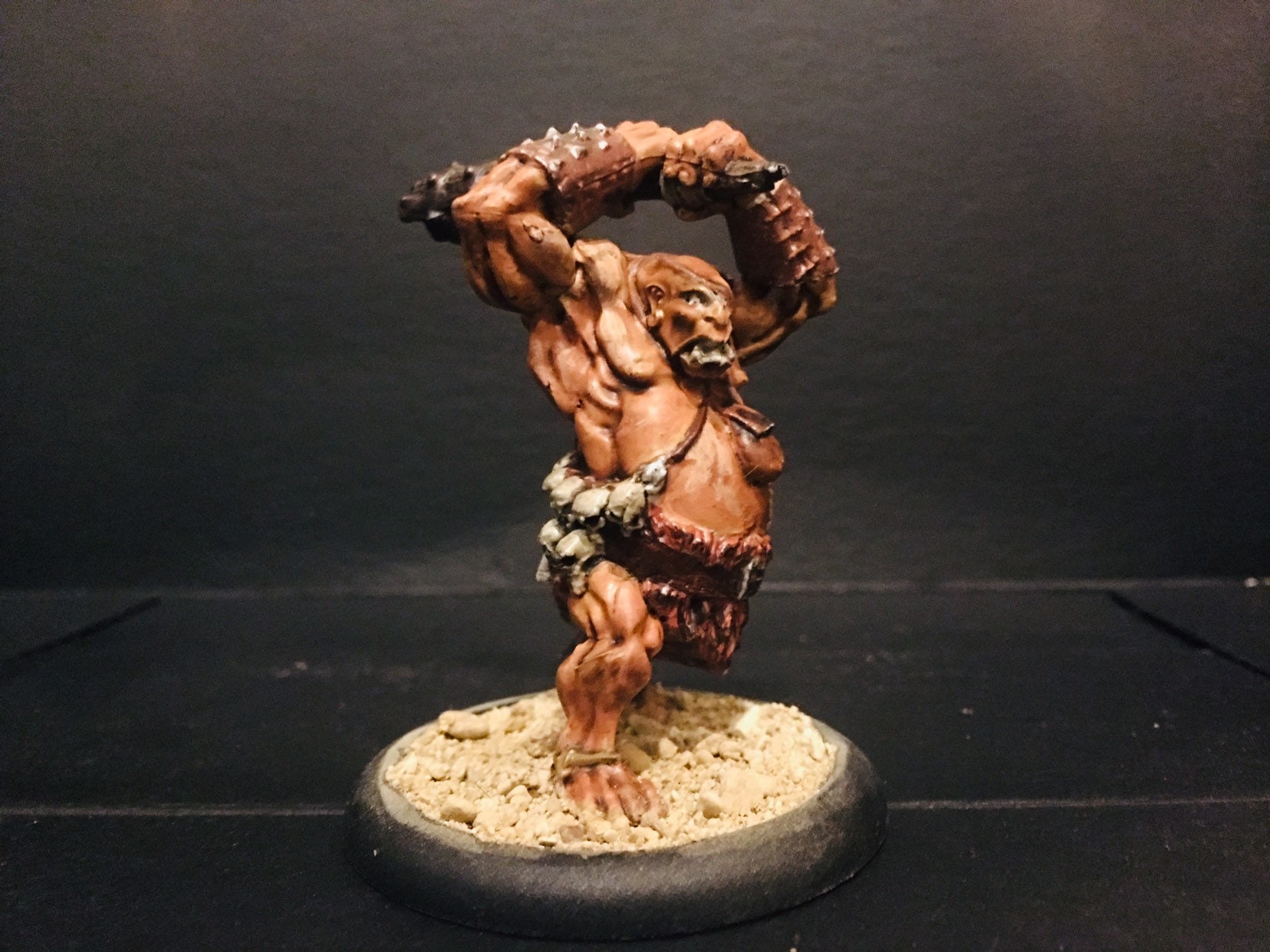 Hand Painted Reaper Miniatures Ogre Clubber on a Stone Set - Etsy UK