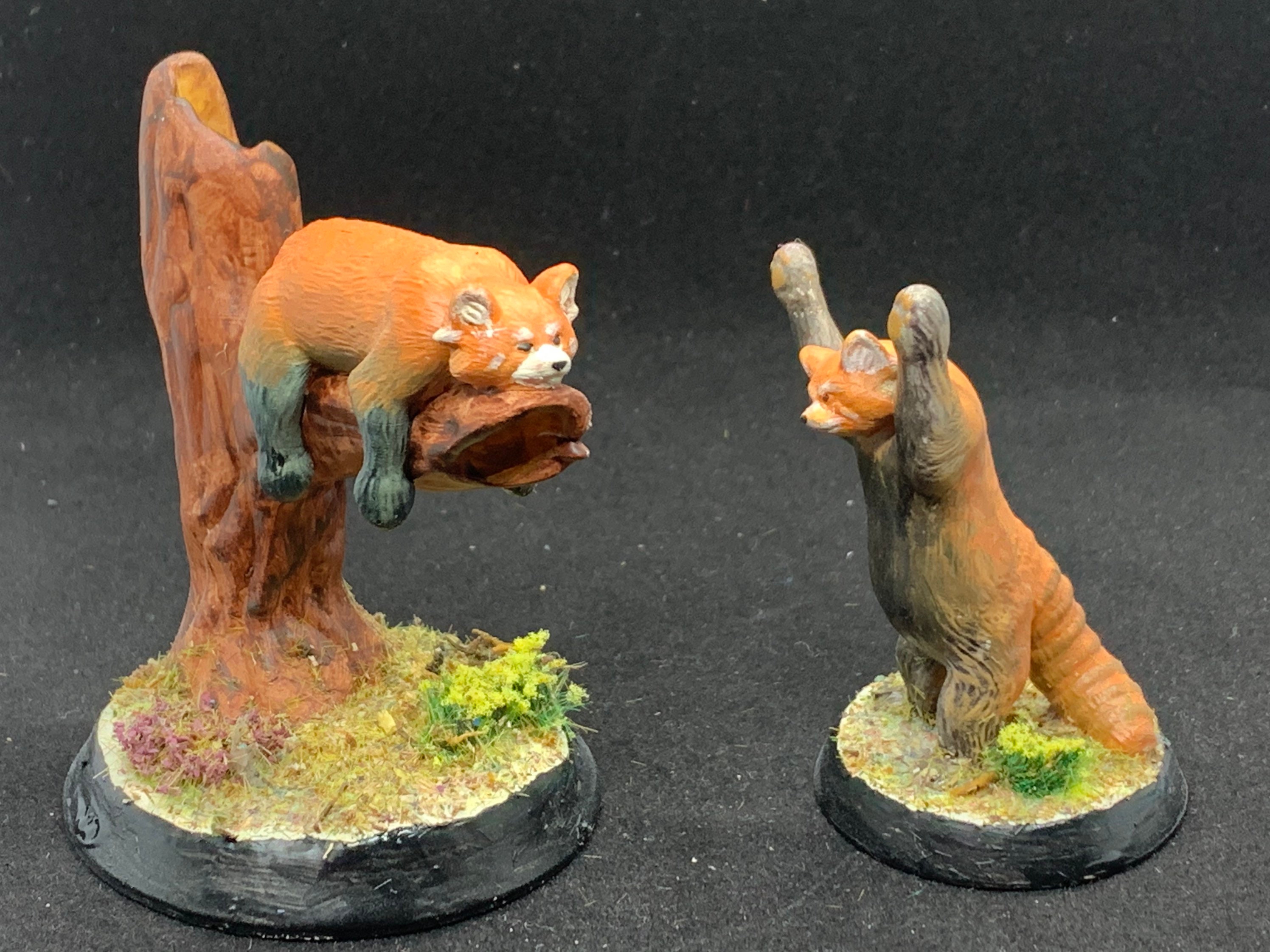 Hand Painted 3d Printed Red Panda Models - Etsy