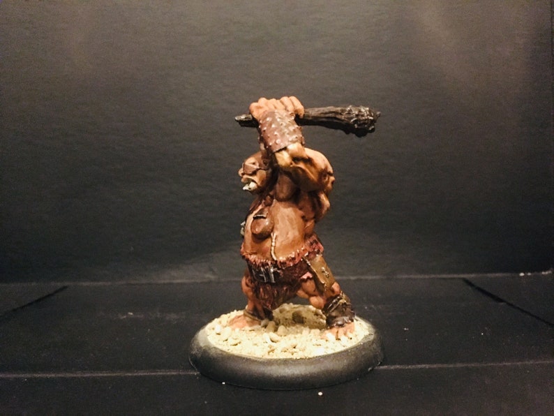Hand Painted Reaper Miniatures Ogre Clubber on a Stone Set Base - Etsy