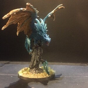 Hand Painted Reaper Miniatures Blue Temple Dragon - Etsy