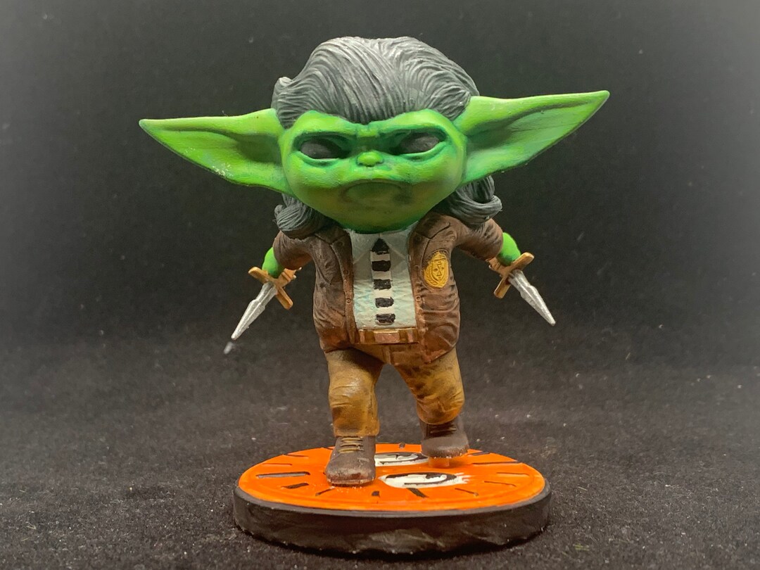 Variant Baby Loki/ Groki Mashup Hand Painted 3d Printed Model - Etsy