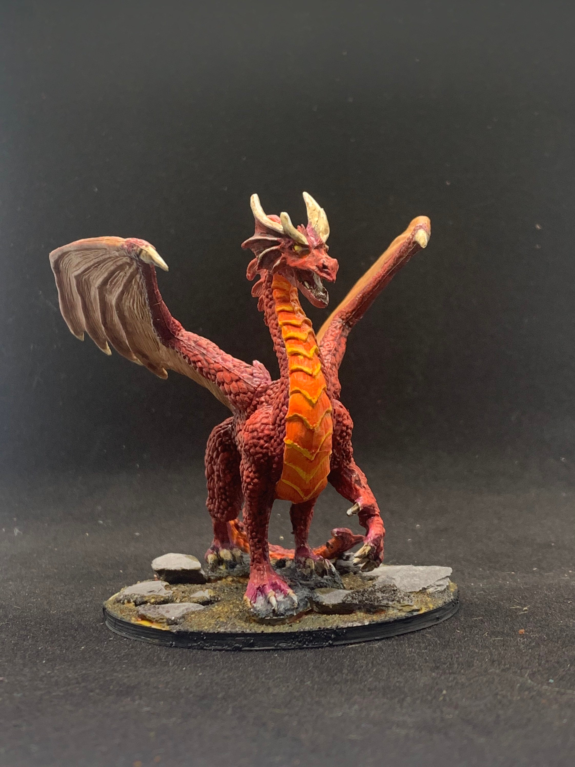 Hand Painted Reaper Minis Red Dragon - Etsy