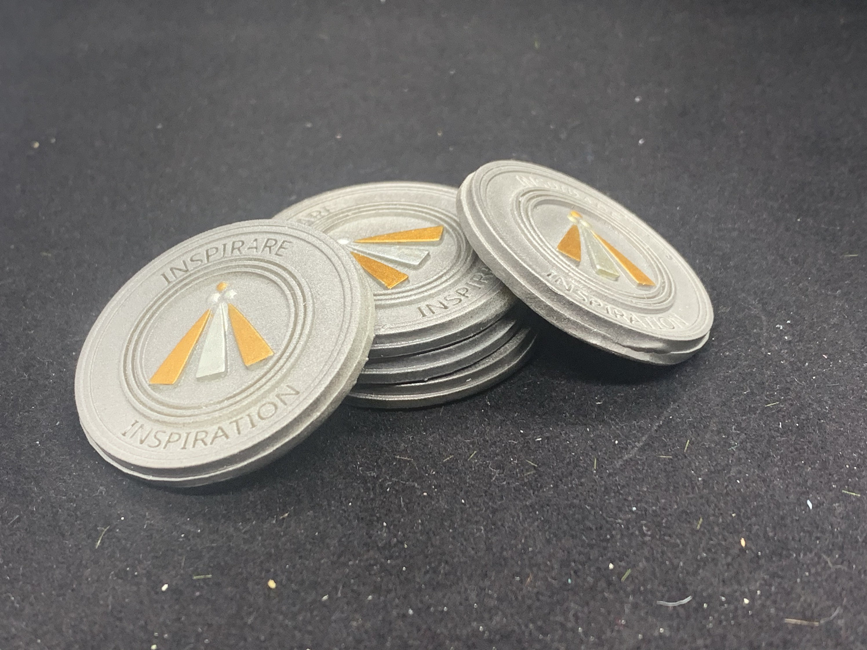 Set of 5 Bardic Inspiration Tokens - Etsy