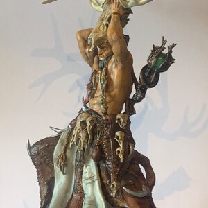 Wappellious the Forest Shadow 3d Printed Hand Painted Statue - Etsy
